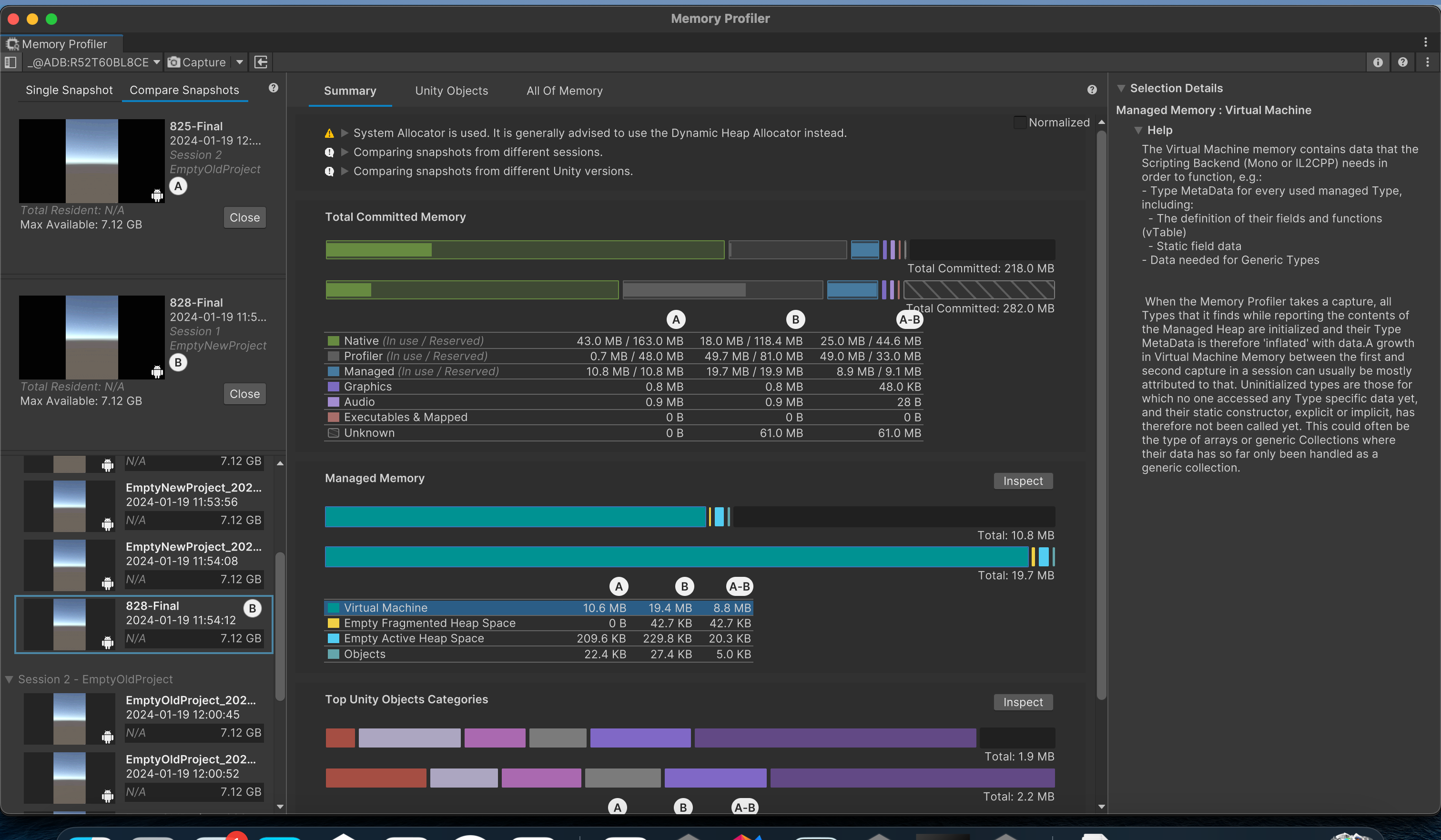 Virtual Machine memory increase between Unity versions - Unity Engine - Unity Discussions
