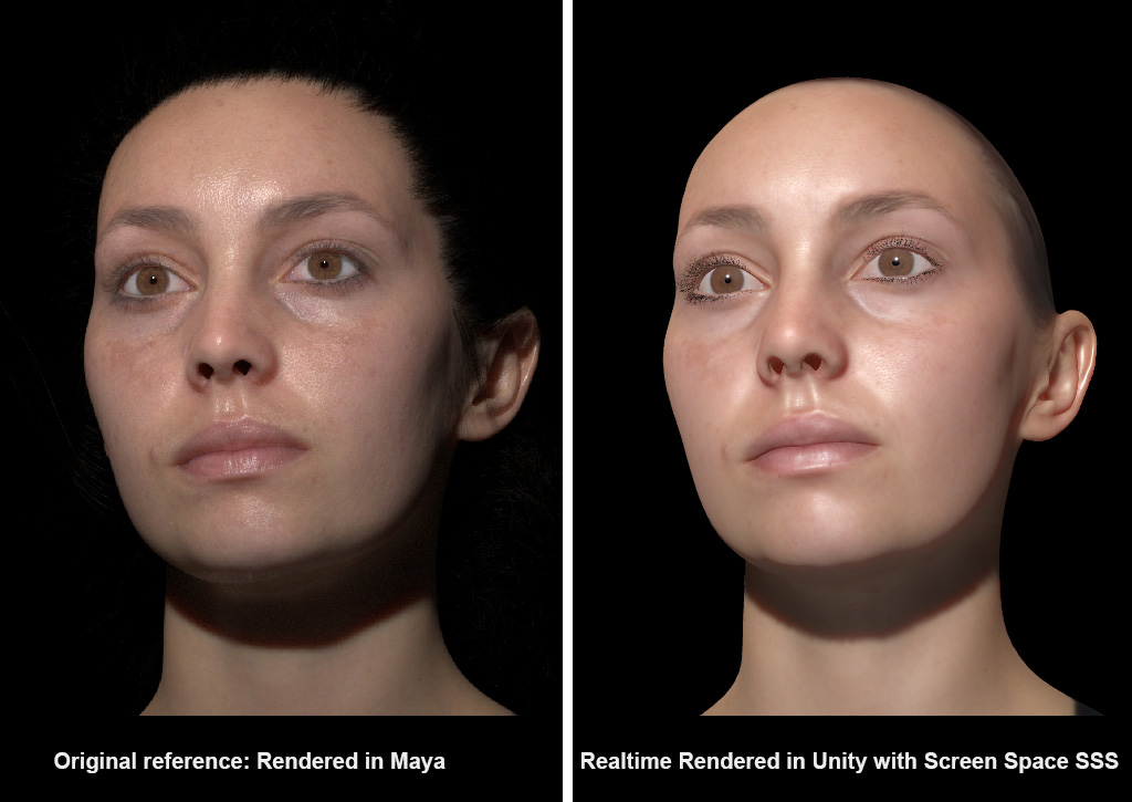 Experimentation Realistic Human Skin Rendering with Screen Space ...