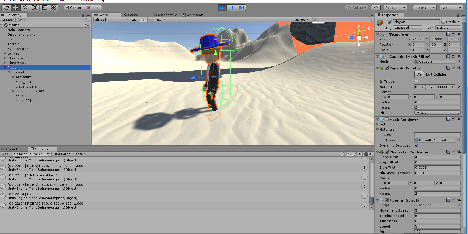 How to just center a mesh properly in a charactercontroller? - Unity ...