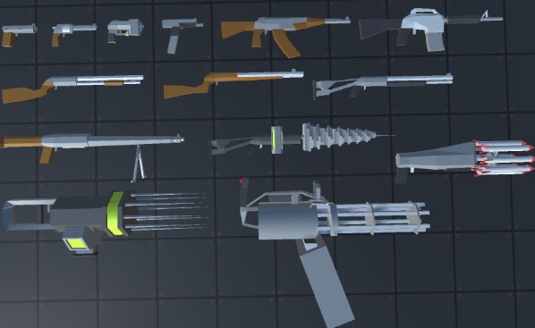 [WIP] LowPoly Cartoon Guns Pack - Community Showcases - Unity Discussions