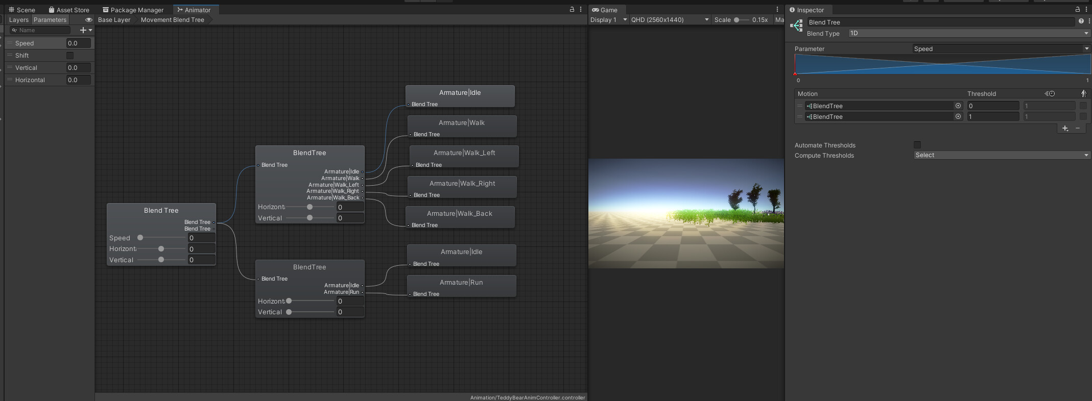 How To Make Bool Trigger An Animation In Blend Tree Unity Engine Unity Discussions