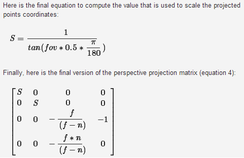 Projection Matrix 4x4 in layman's terms - Unity Engine - Unity Discussions