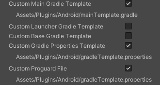 Bug: Custom Proguard File shows as gradleTemplate.properties? - Unity Engine - Unity Discussions