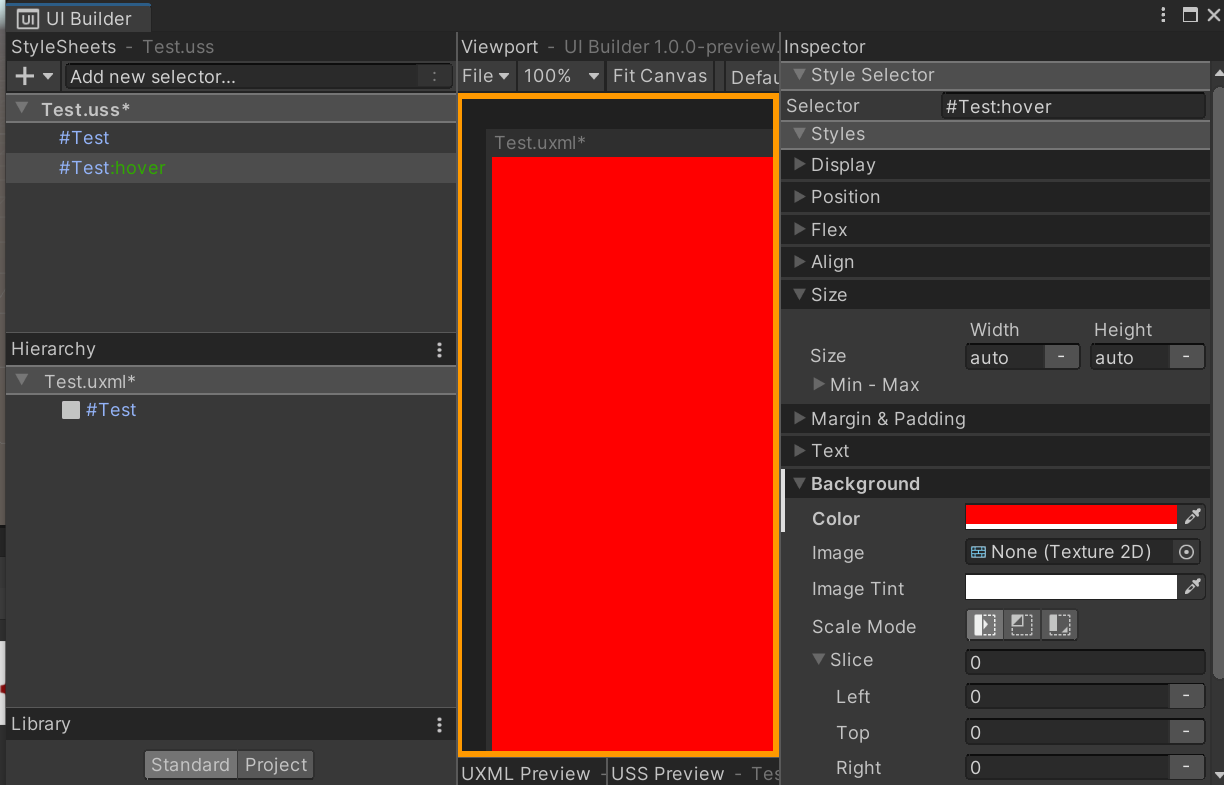 Pseudo-class :hover doesn't seem to work - Unity Engine - Unity Discussions