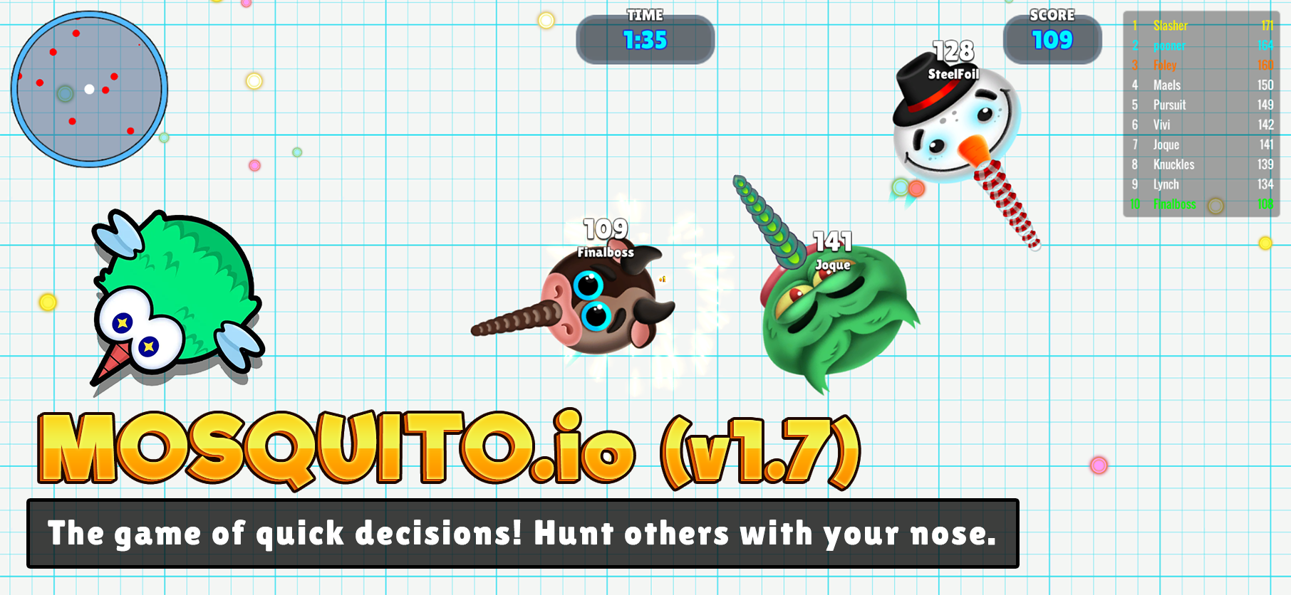 Snake Warz IO (slither, worm) complete game template - Community Showcases - Unity Discussions