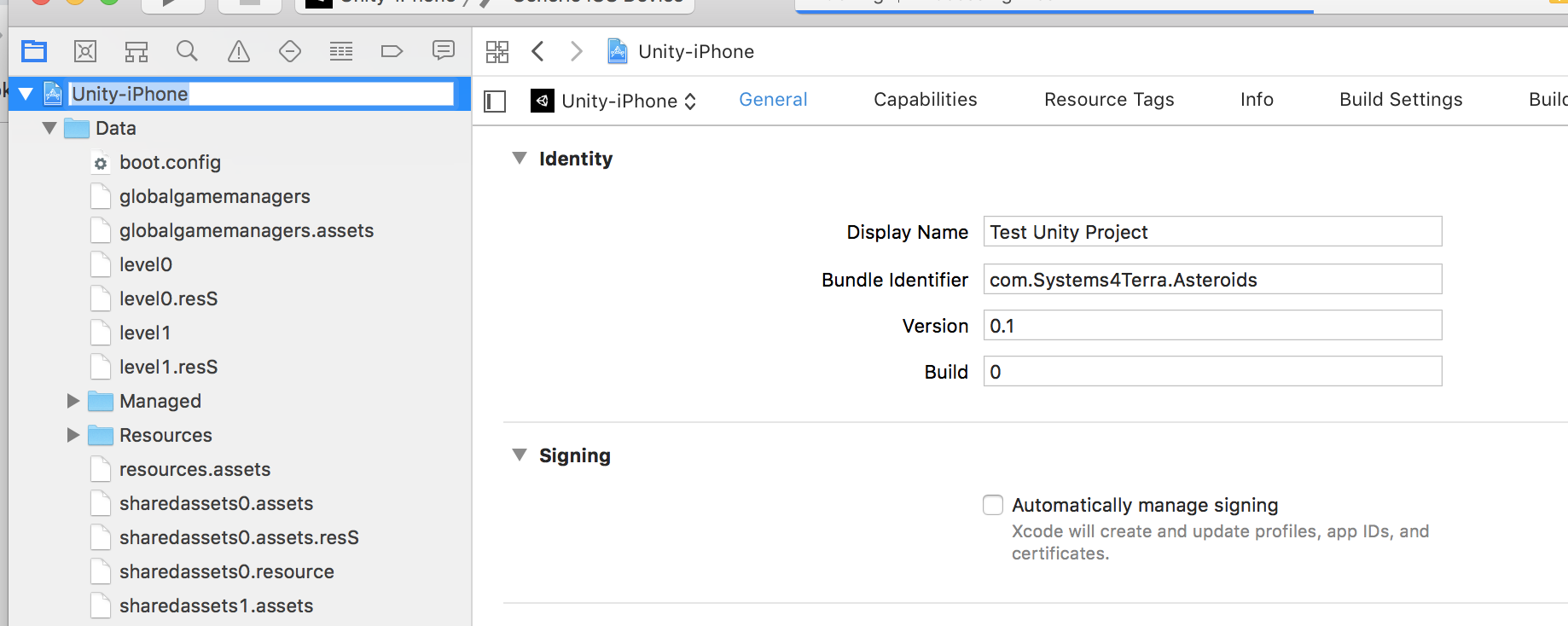 Code Signing Error: "Unity-iPhone" requires a provisioning profile - Unity Engine - Unity ...