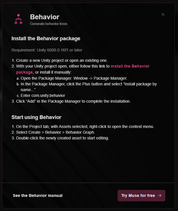 An update on Behavior - #122 by Moutinhoart - Unity Engine - Unity Discussions