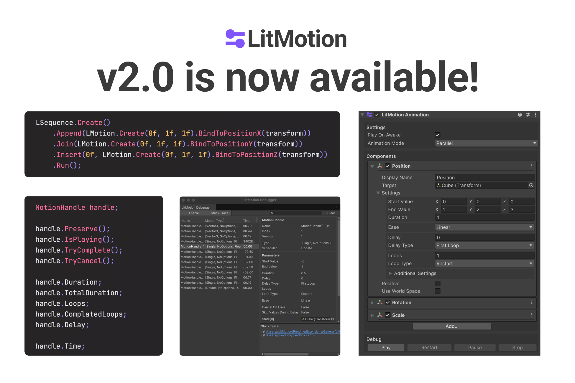 LitMotion - Lightning-fast and Zero Allocation Tween Library - Page 4 - Community Showcases ...