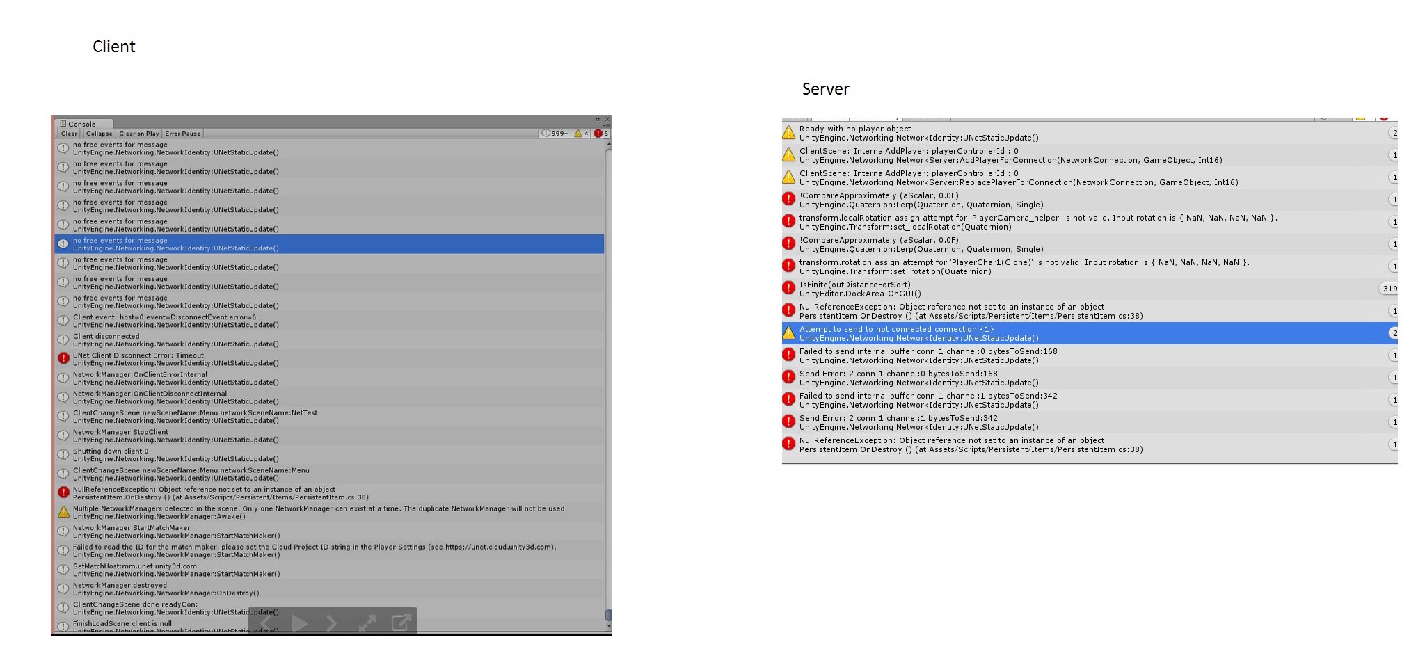 Unet Timeouts Unity Engine Unity Discussions