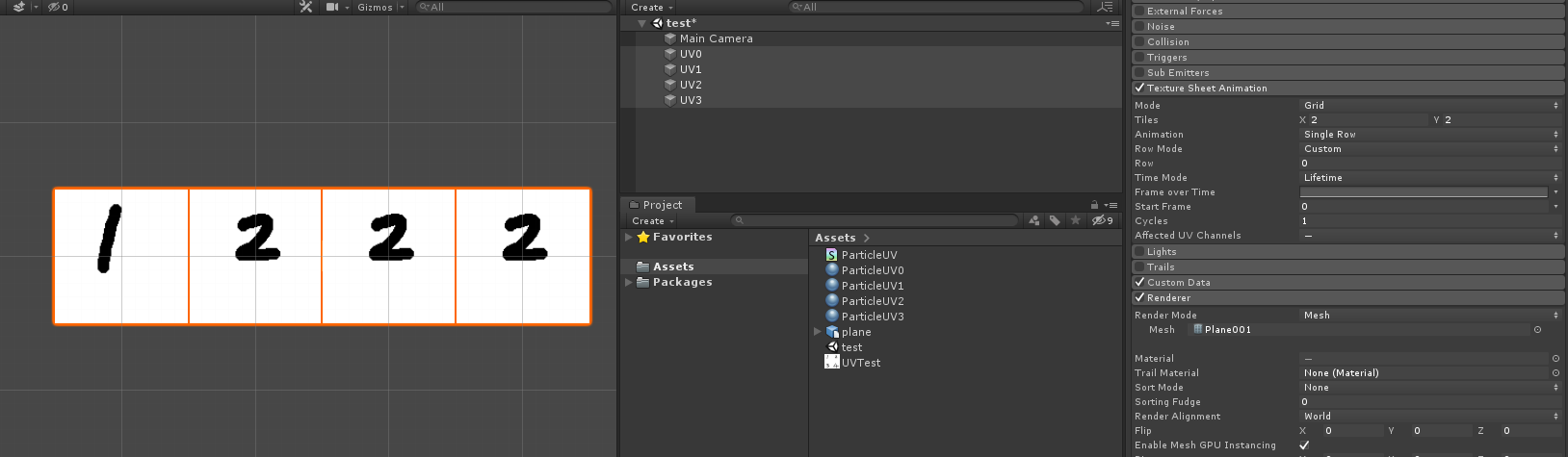 Unexpected behaviour when using Texture Sheet Animation on Particle ... Unexpected behaviour when using Texture Sheet Animation on Particle ...