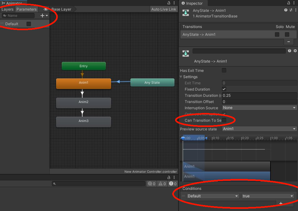 Animator Go To Default State By Script Unity Engine Unity Discussions 