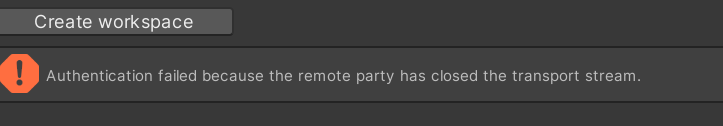 Create New Workspace Greyed Out Unity Services Unity Discussions