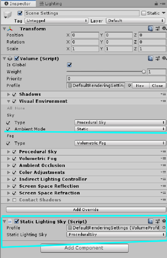 HDRP: How to make procedural sky create ambient lighting? - Unity Engine - Unity Discussions