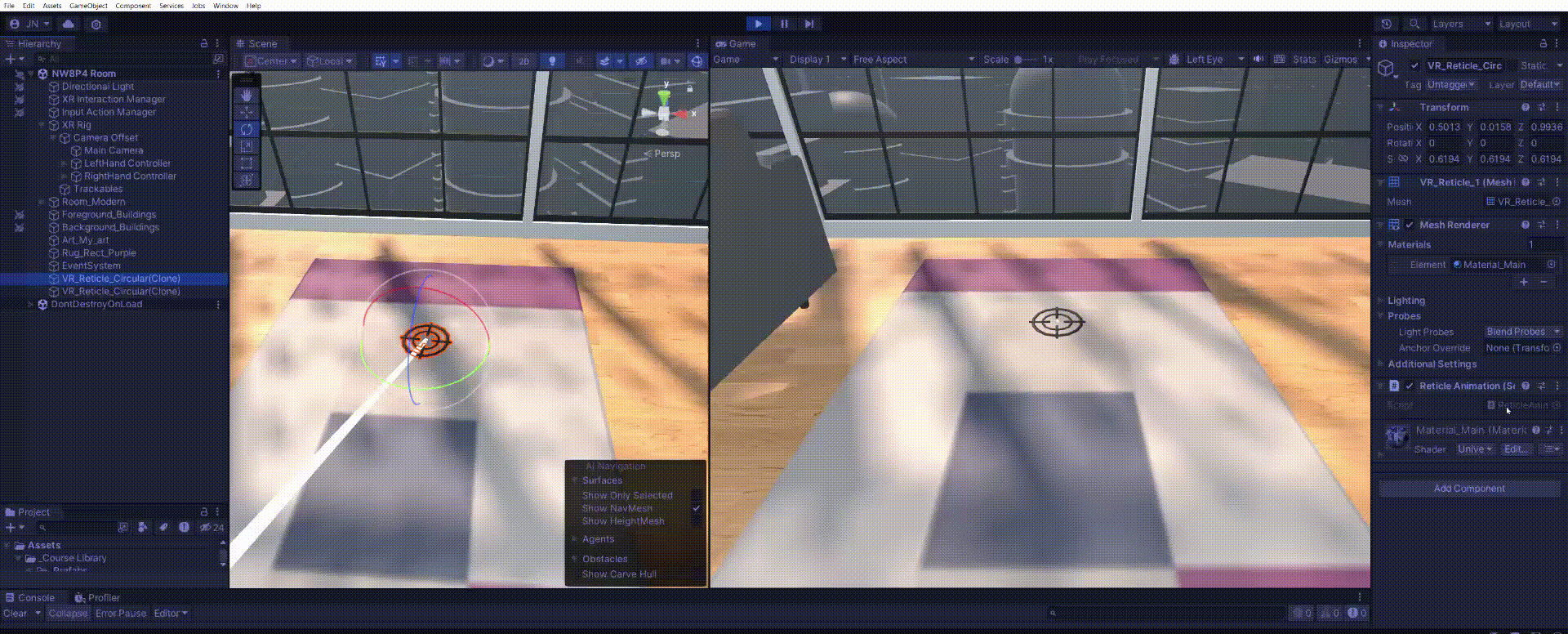 Teleportation Area custom reticle do not rotate - Unity Engine - Unity Discussions