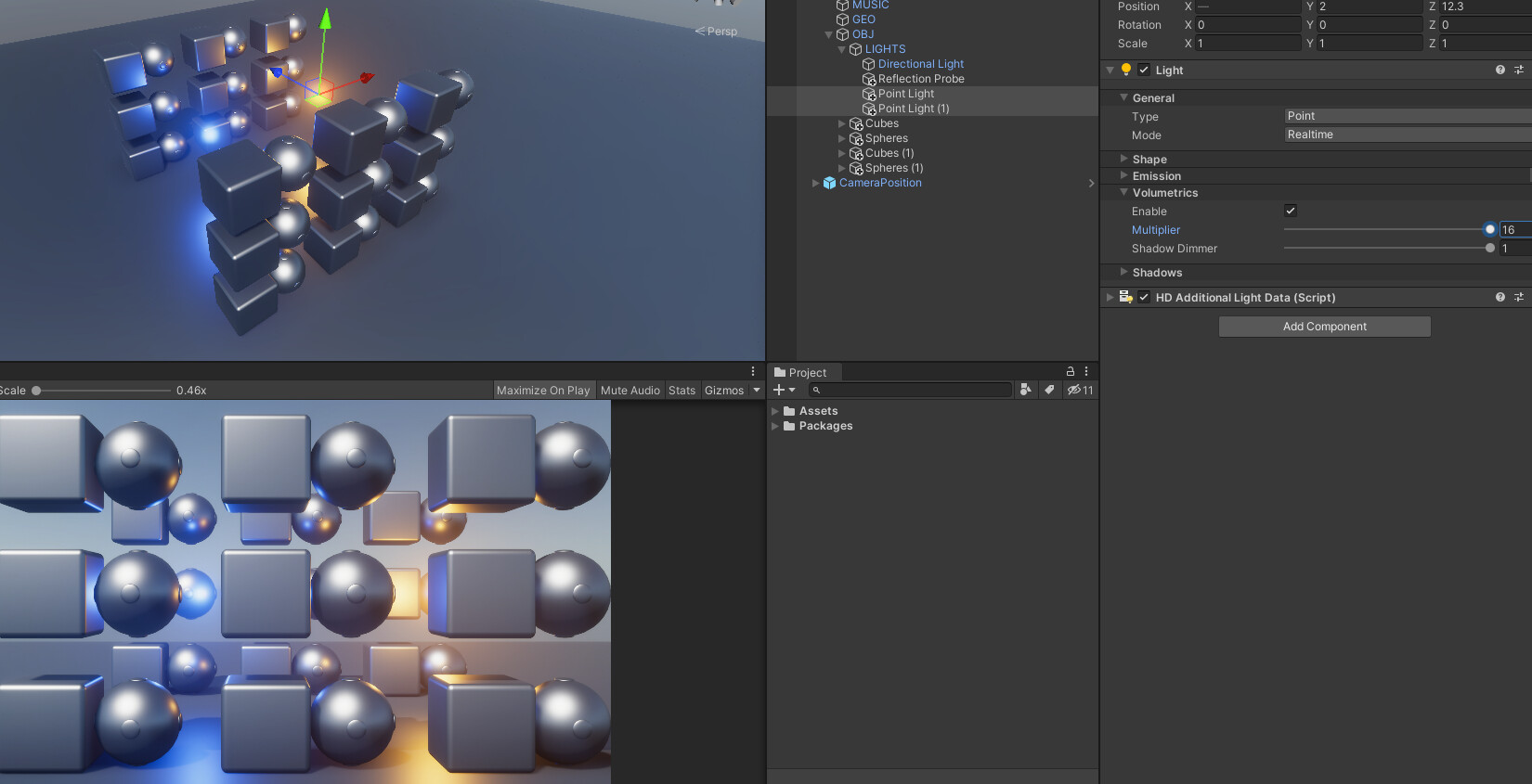 Volumetrics from light cookies: Multiplier caps out at 16? - Unity ...