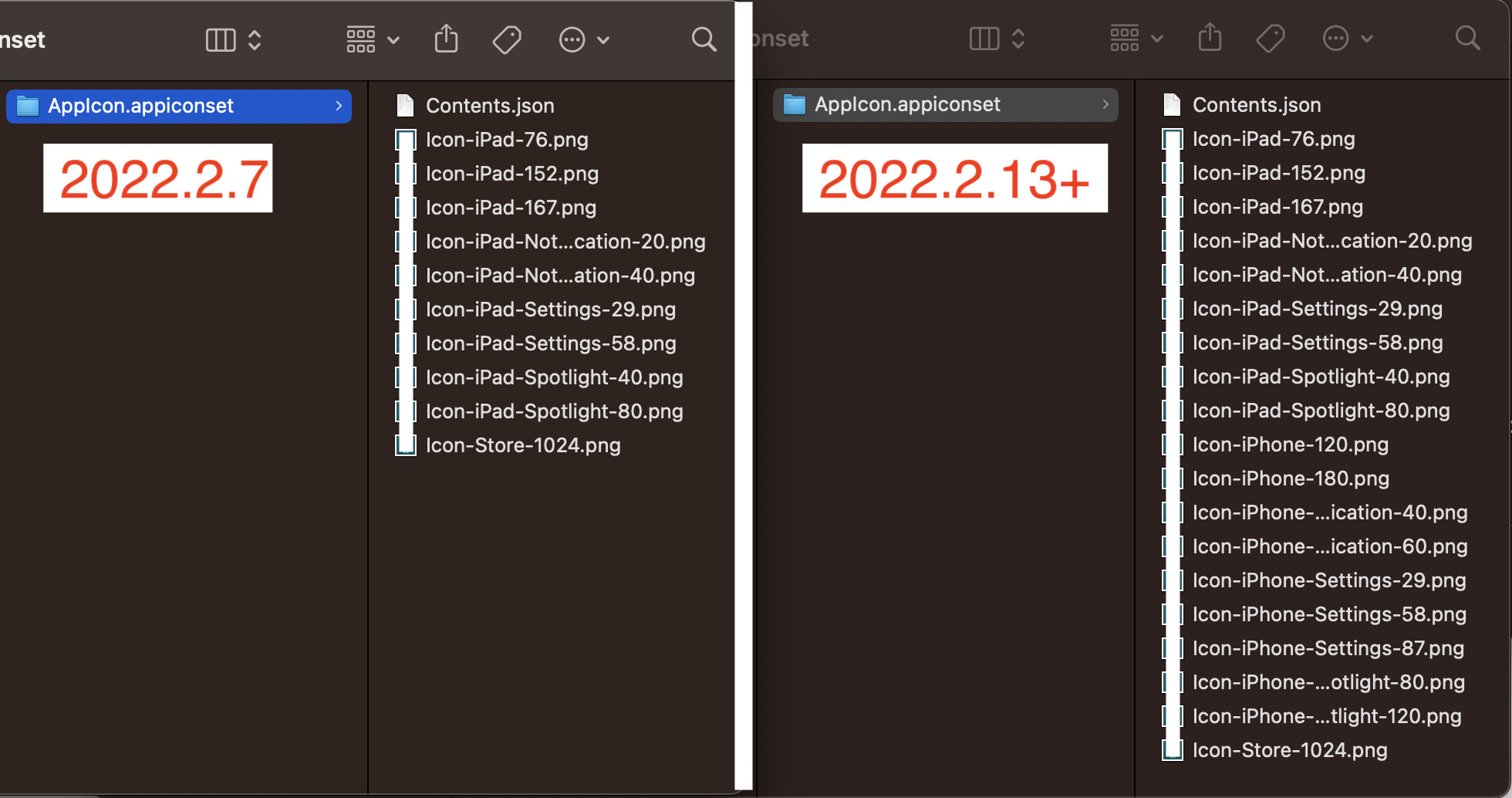 Any ideas on how to get the icon to appear on an iOS device after a build? (I am getting a blank ...