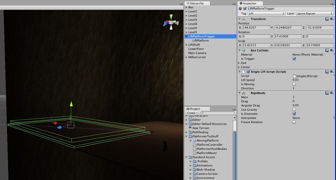 Character Falls Through Elevator - Unity Engine - Unity Discussions