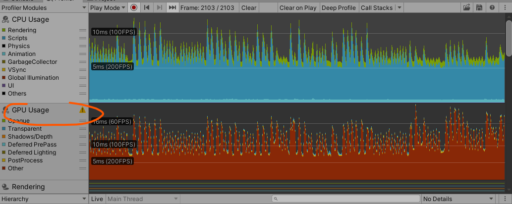 is there a way to keep the GPU profiler per default? - Unity Engine - Unity Discussions