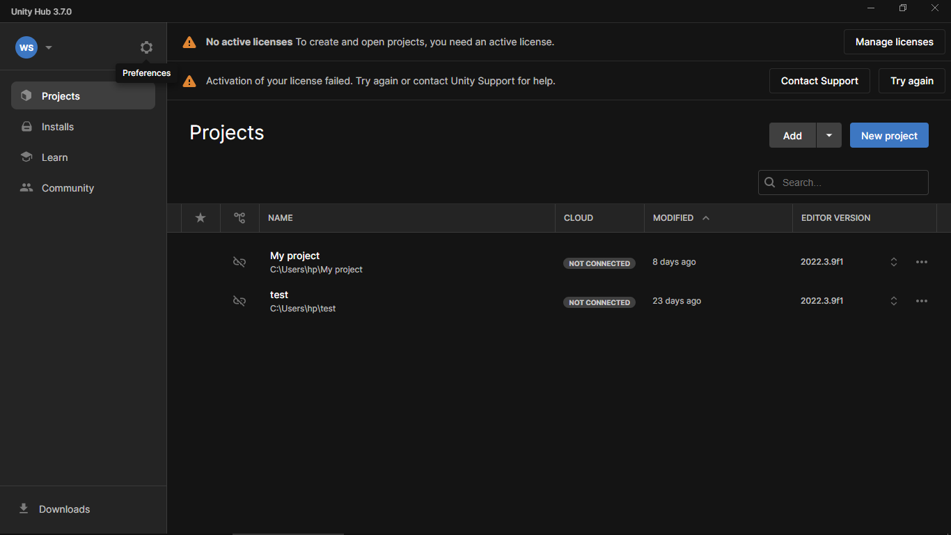Unity Hub Cannot Activate Free Personal License - Page 5 - Unity Engine - Unity Discussions