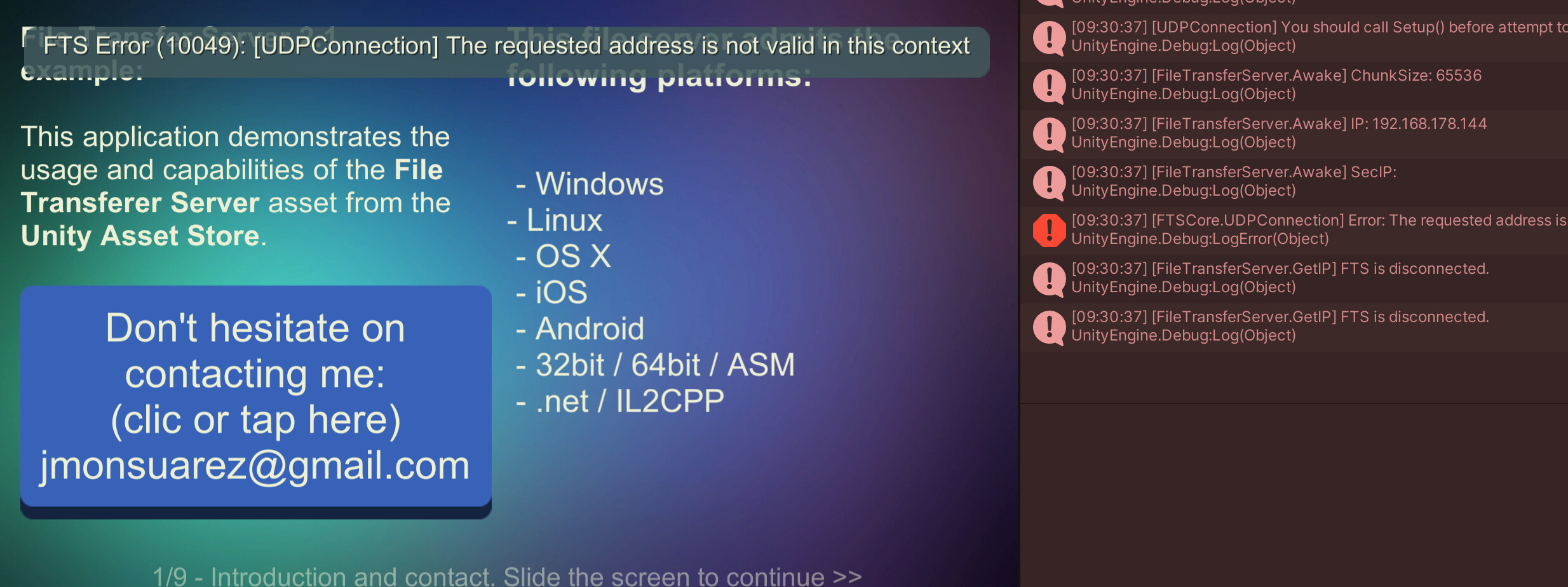 [RELEASED] File Transfer Server - Community Showcases - Unity Discussions