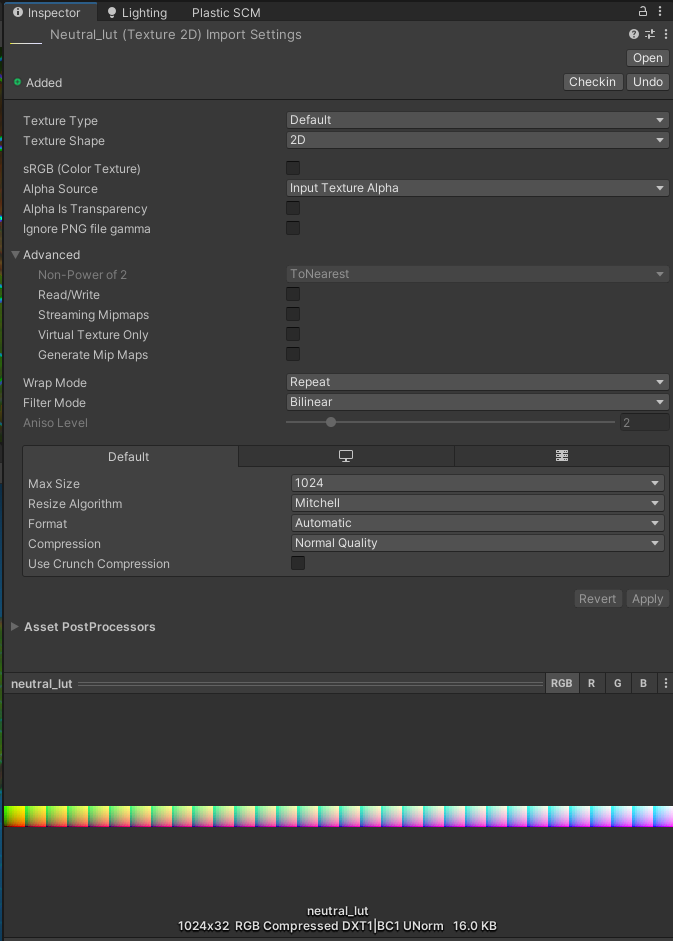 Vignette banding artifacts when using Color Lookup with a strip texture - Unity Engine - Unity ...
