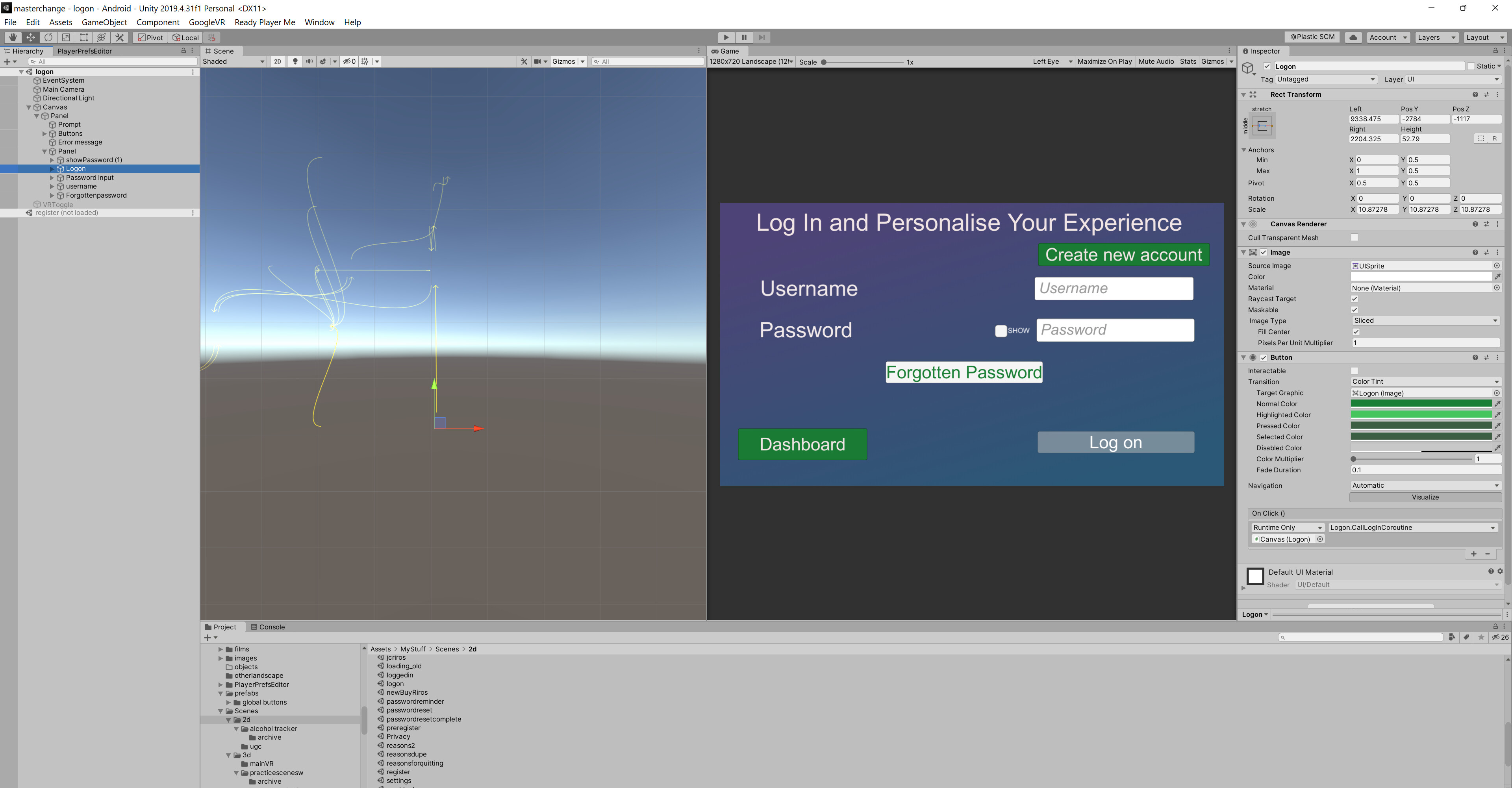 why can't i see my form in scene view? - Unity Engine - Unity Discussions