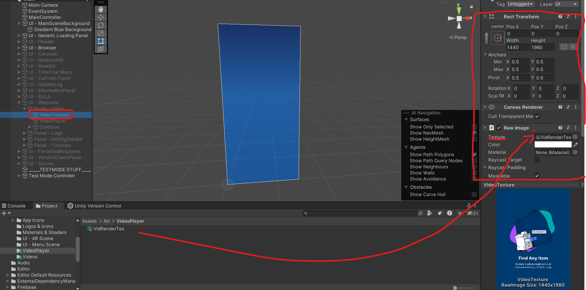 Can't get Video to appear on Raw Image. - Unity Engine - Unity Discussions