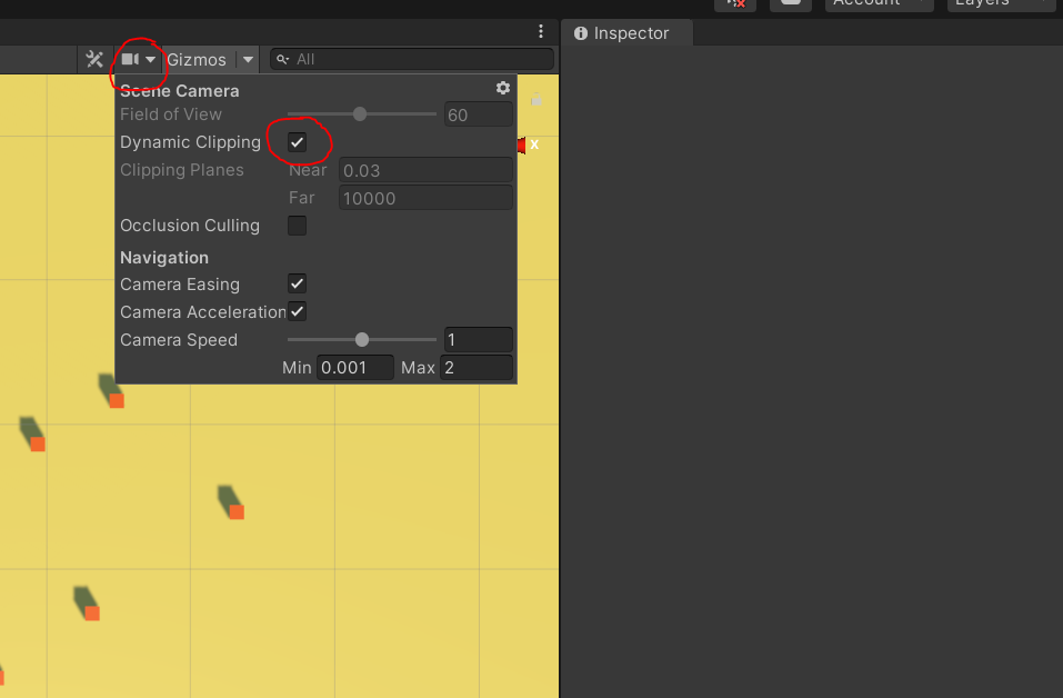 Help, my scene view is clipping through objects from way too far! How ...