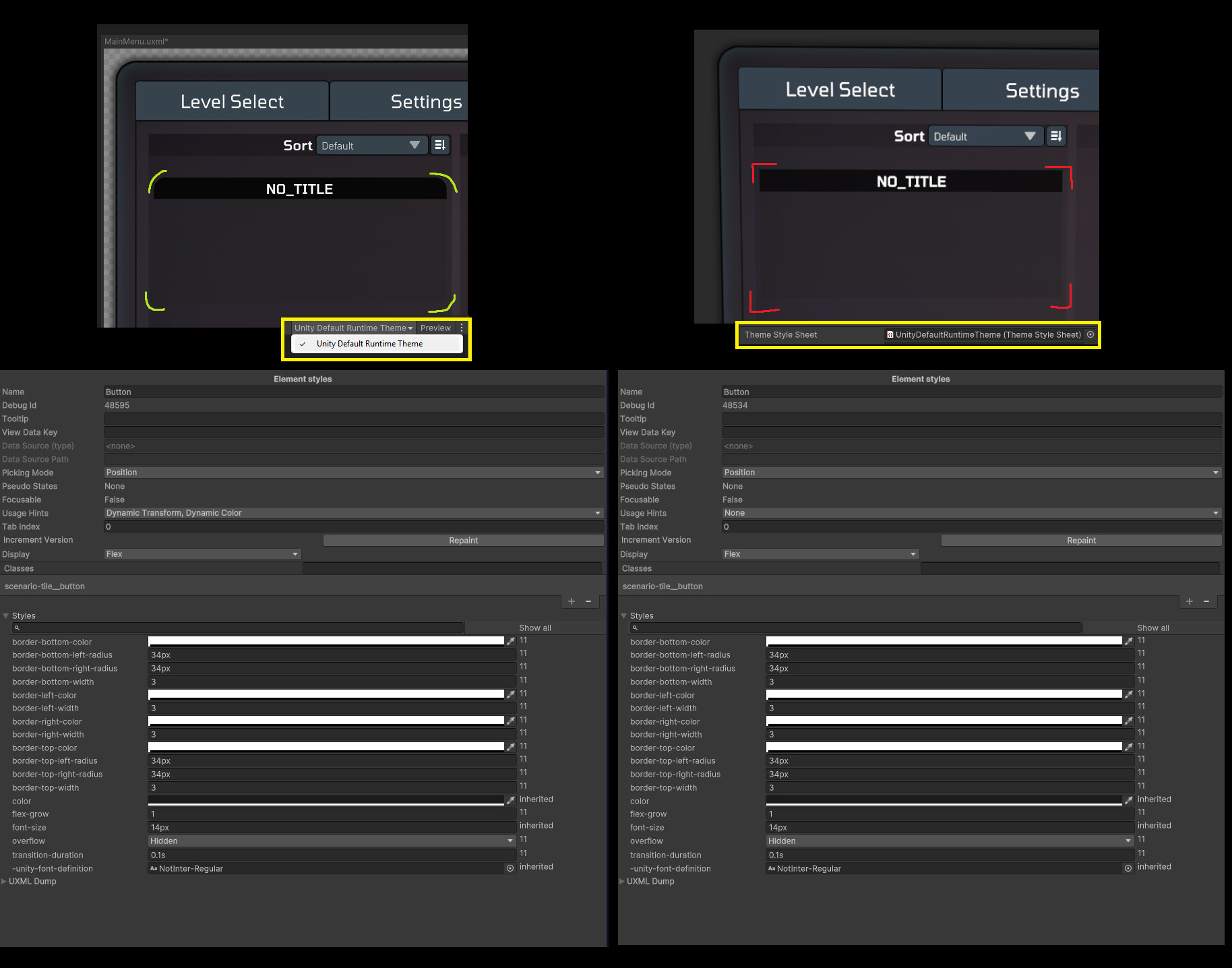 Using a RT with incorrect "Depth Stencil Format" breaks masking - (Old title: Overflow broken in ...