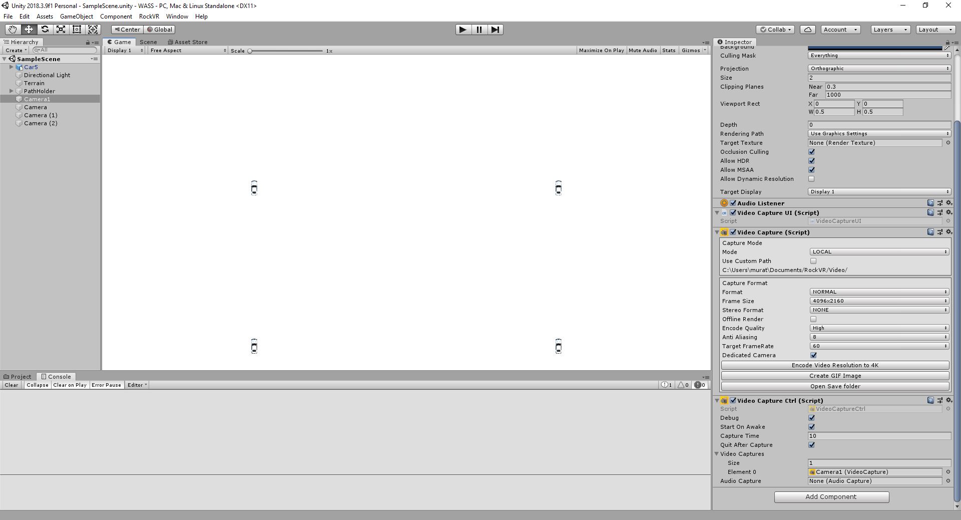 Camera Recording Problem - Unity Engine - Unity Discussions