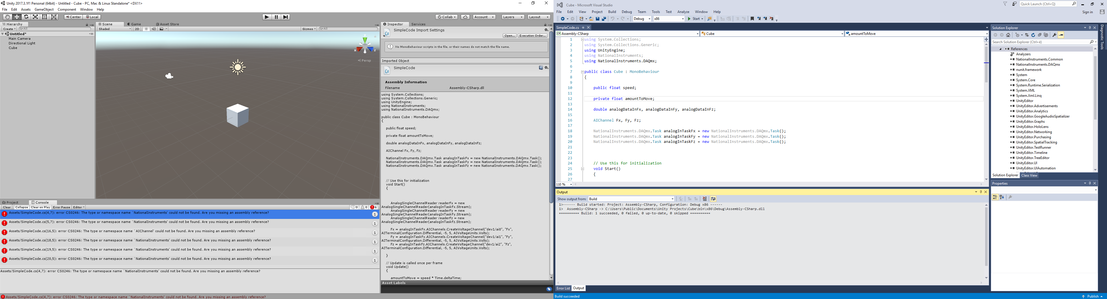 Read input from National Instrument DAQ? - Unity Engine - Unity Discussions
