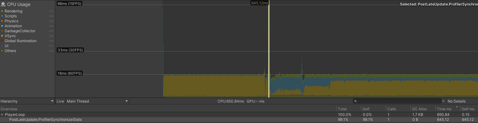ProfilerSynchronizeStats issue - Unity Engine - Unity Discussions