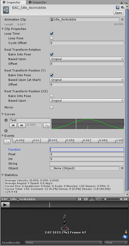 Animation Curves On Non External Animations Unity Engine Unity