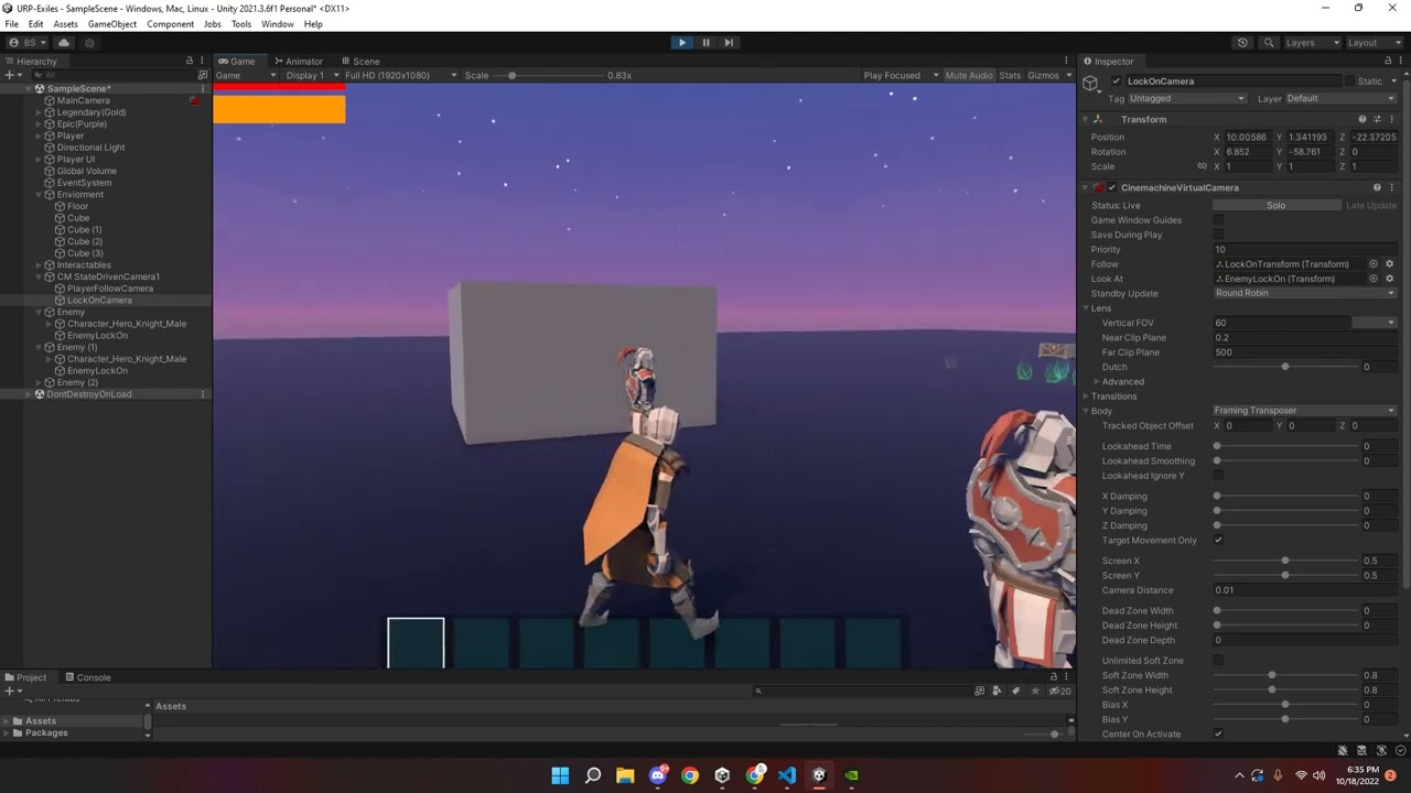 Target lock-on camera issues. - Unity Engine - Unity Discussions