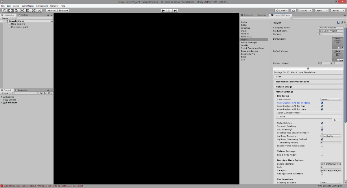 Black screen - Unity Engine - Unity Discussions