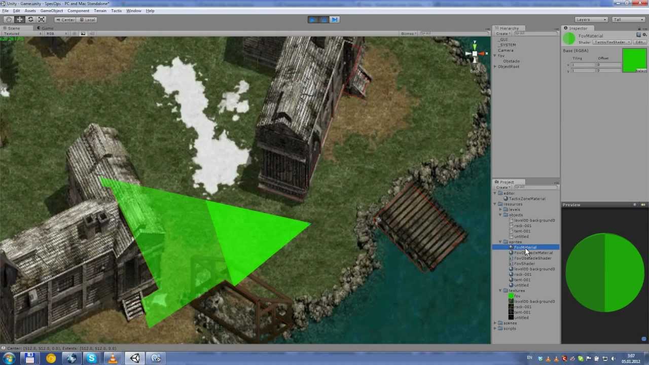Draw field of view like commandos game - Unity Engine - Unity Discussions