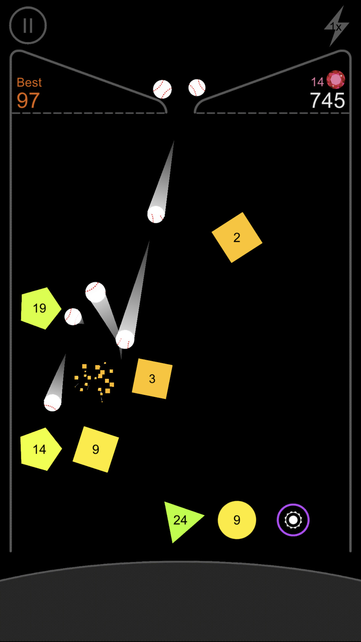 [Android] Falling Balls: Arcade break brick game with new play style ...