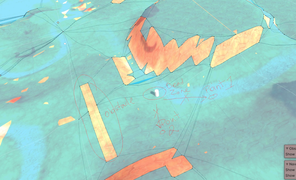 Agent stuck on 'cursed' NavMesh position generating 0 corner paths ... Agent stuck on 'cursed' NavMesh position generating 0 corner paths ...