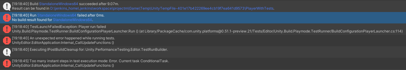 Using Build Configs With Test Runner For Ecs Project In Built Player Playmode Tests Unity