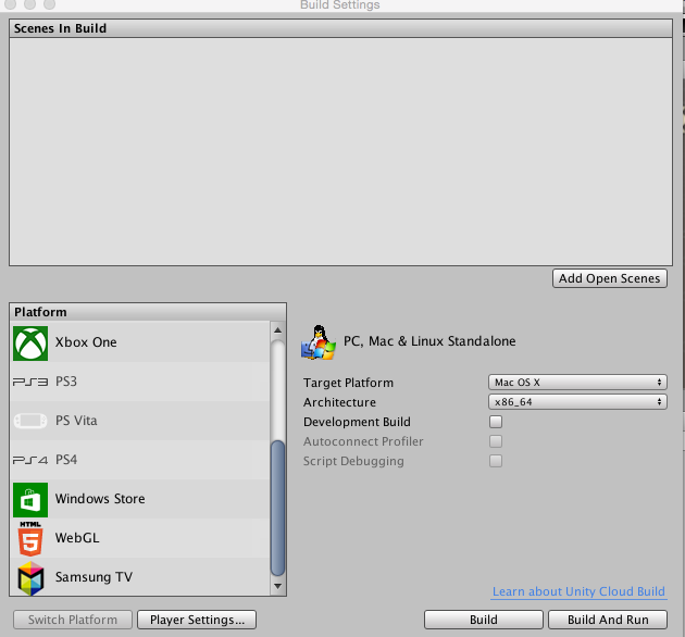 Webplayer Build Target Not Showing Up Unity Engine Unity Discussions