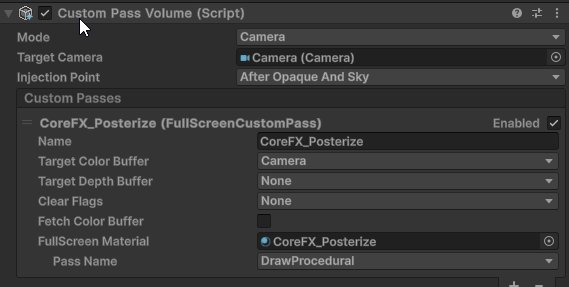 How to add posterization shader to screen before Volumetric Fog - Unity Engine - Unity Discussions
