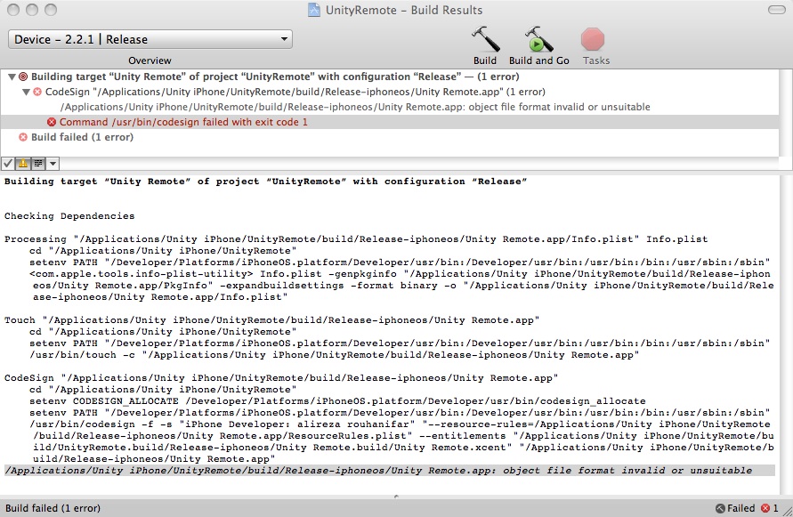 Cannot build and run the unity remote - Unity Engine - Unity Discussions Cannot build and run the unity remote - Unity Engine - Unity Discussions
