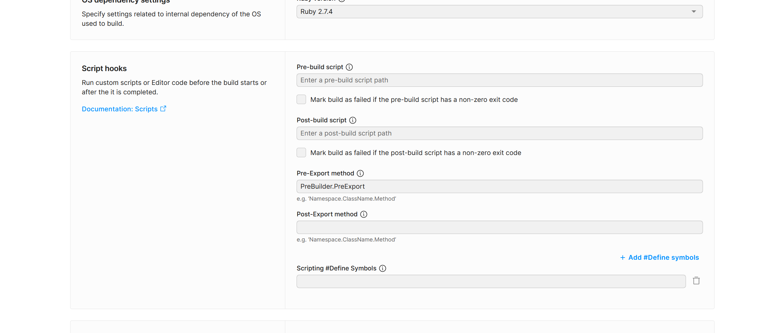 Making some changes on scene before build on cloud - Unity Services ...
