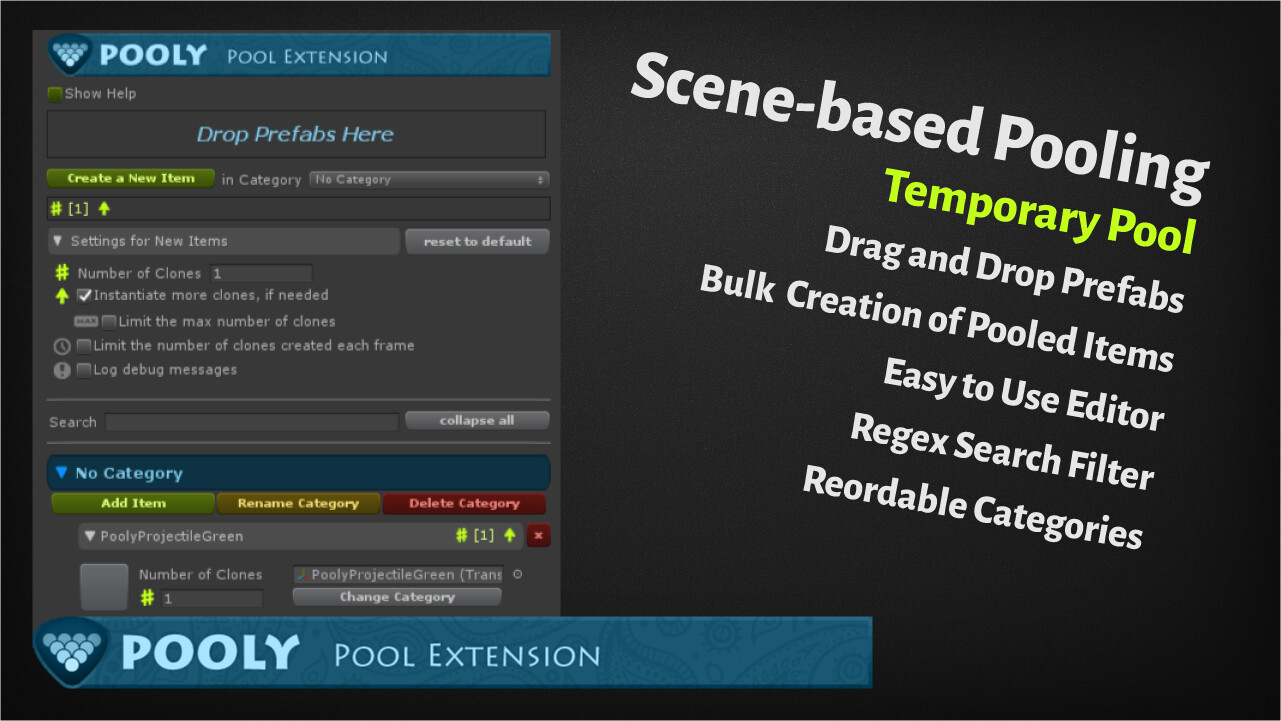 Pooly - Professional Pooling System - Community Showcases - Unity Discussions