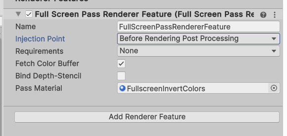 Full screen renderer feature injection point for after UI is drawn - Unity Engine - Unity ...