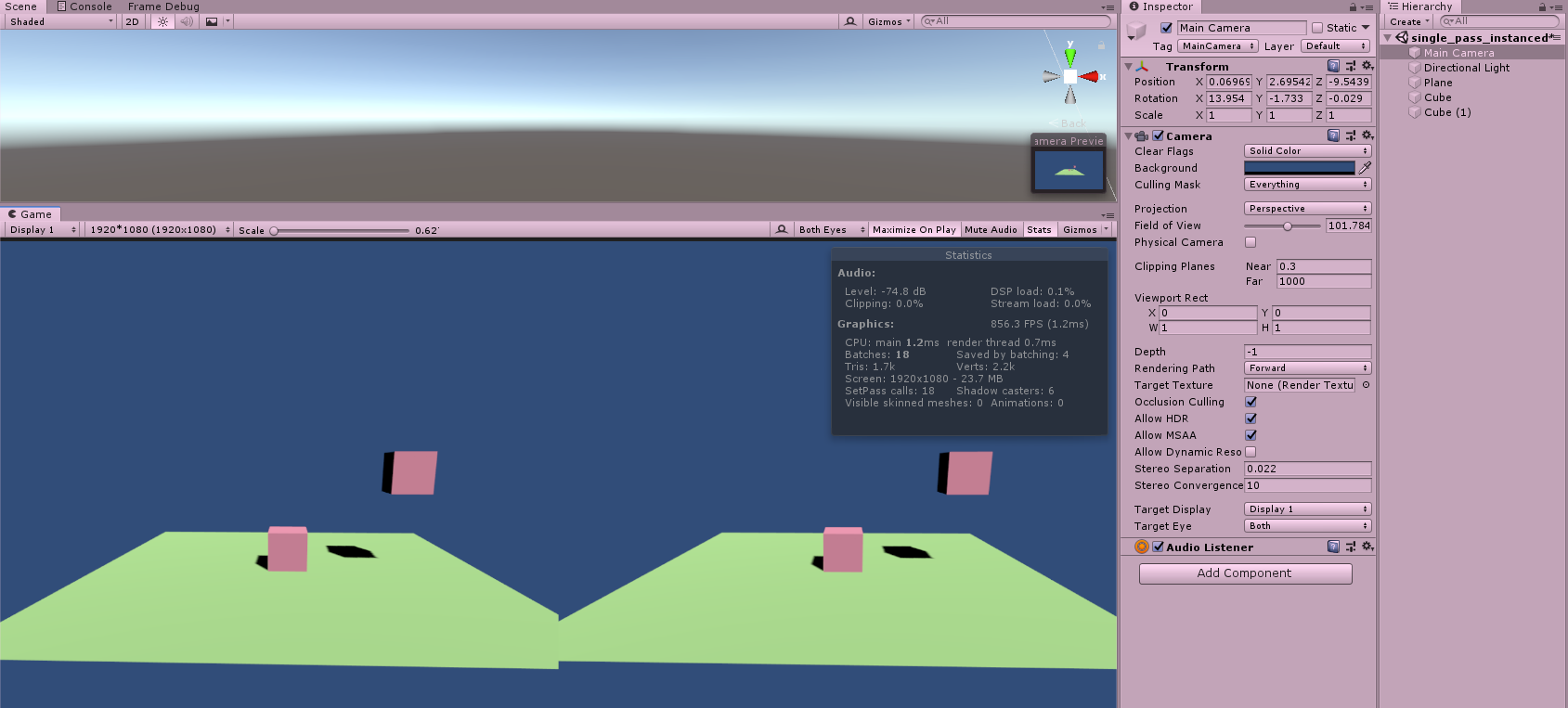 Is Single-Pass Instanced support Deferred? - Unity Engine - Unity Discussions