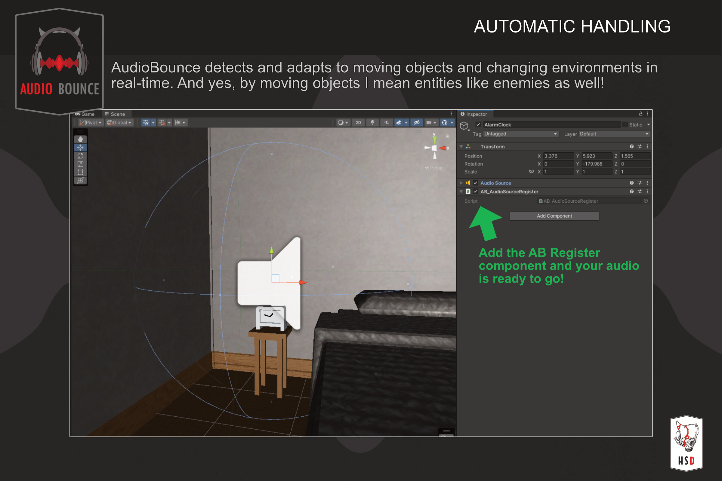 AUDIO BOUNCE - Realtime Volumetric Occlusion-Reverb Gating System (Next ...