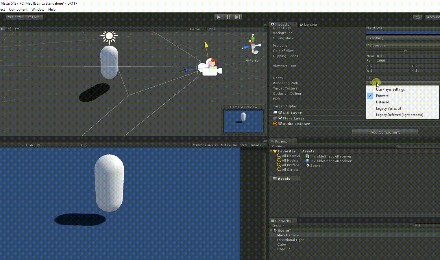 Inivisible Shader With Shader Behaving Differently In 53 And 54 Unity Engine Unity Discussions