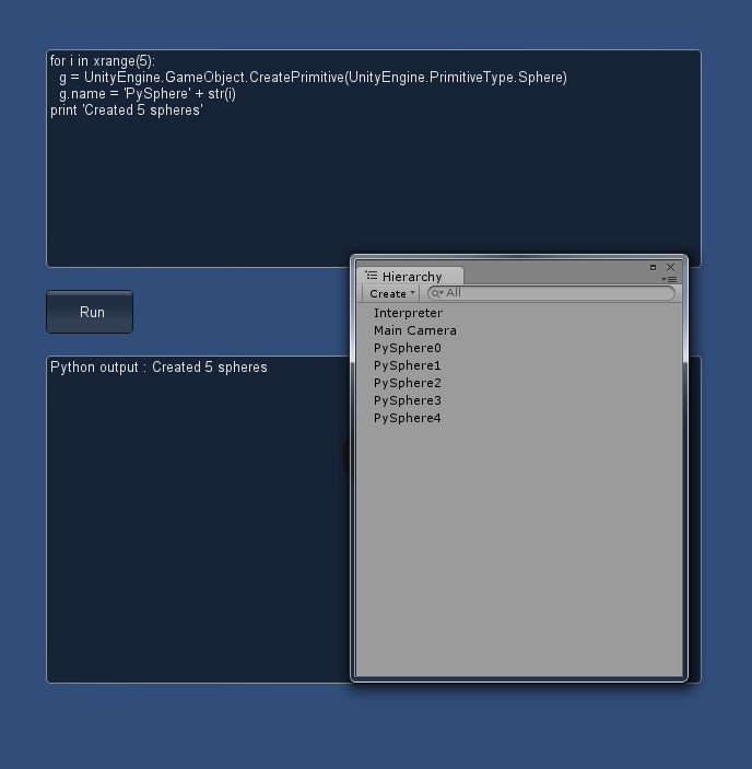 Python Interpreter in Unity - Free until 31/5! - Community Showcases ...