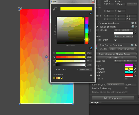 How to create a 4-corner gradient shader? - Unity Engine - Unity Discussions